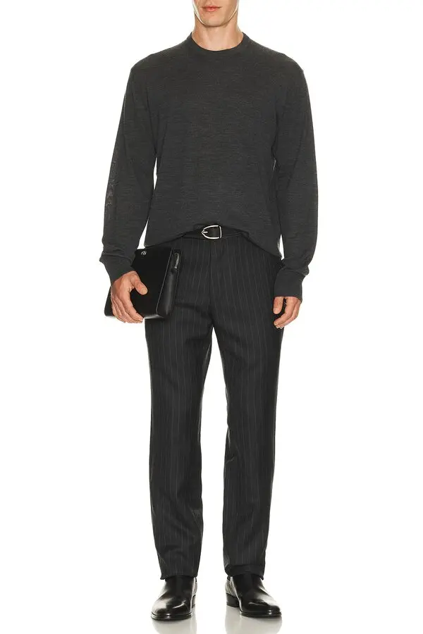 TOM FORD Ultrafine Merino Wool Oversized Crew Neck