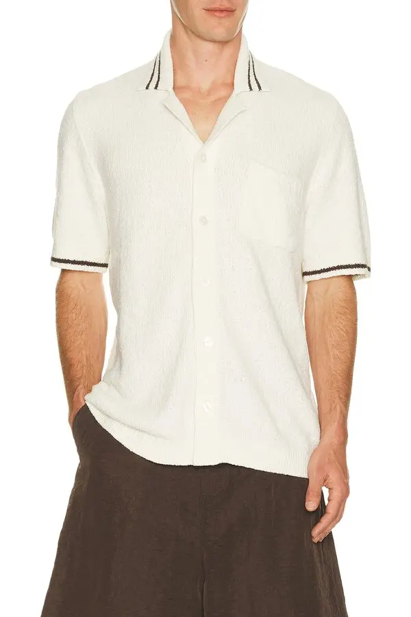 SAMSOE SAMSOE Sapedro Shirt In Cream - Clear Cream