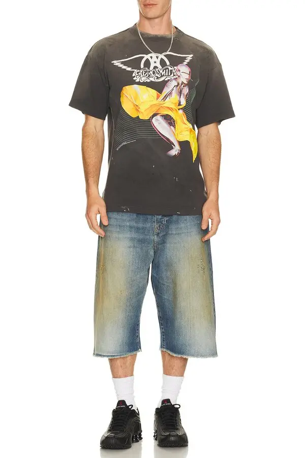 SAINT MXXXXXX Aerosmith Short Sleeve Tee