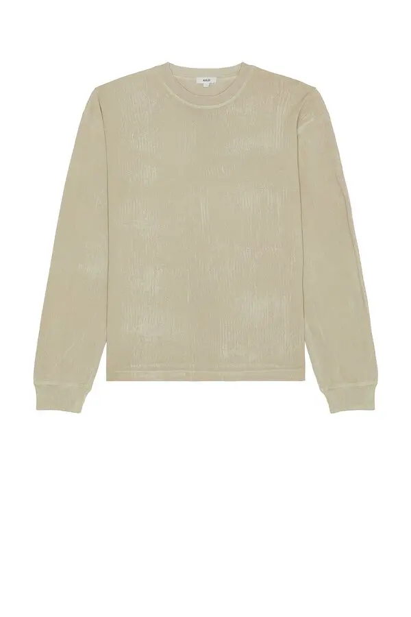 AGOLDE Long Sleeve Asha Shirt In Green