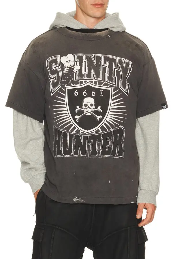 SAINT MXXXXXX Sainty Hunter X Bounty Hunter Short Sleeve Tee