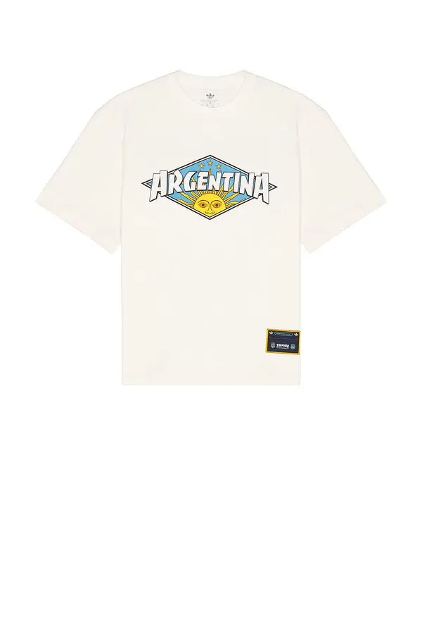 ADIDAS ORIGINALS X Thrasher Magazine X Afa Tee In White