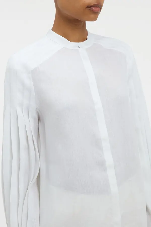 Gabriela Hearst Laetitia Linen Blouse