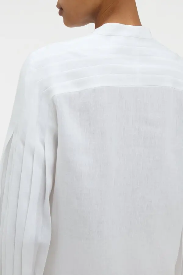 Gabriela Hearst Laetitia Linen Blouse