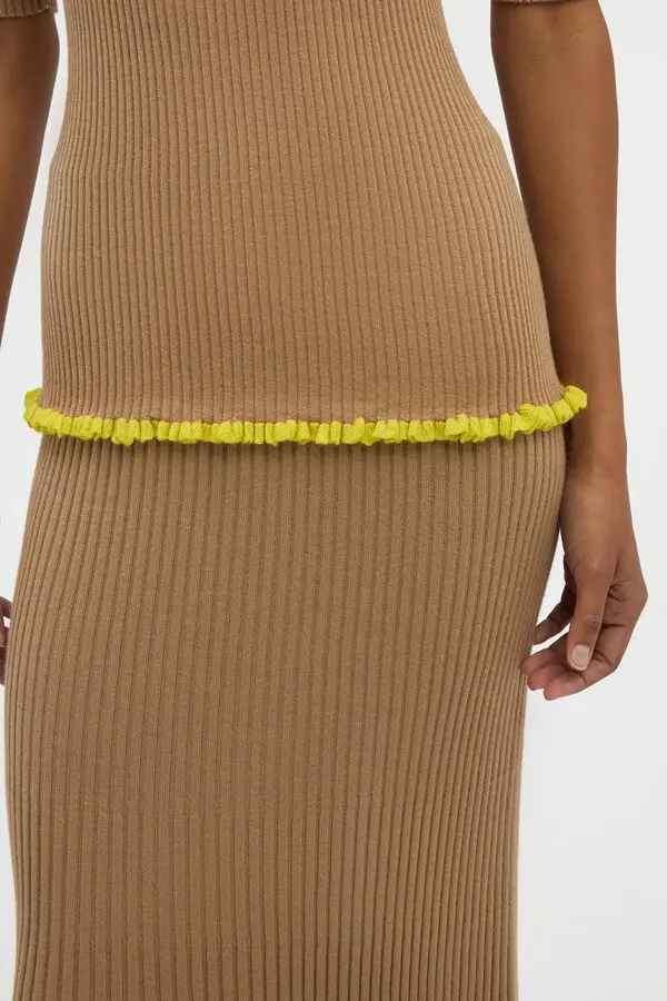 Gabriela Hearst Mireya Knit Top In Silk Cashmere