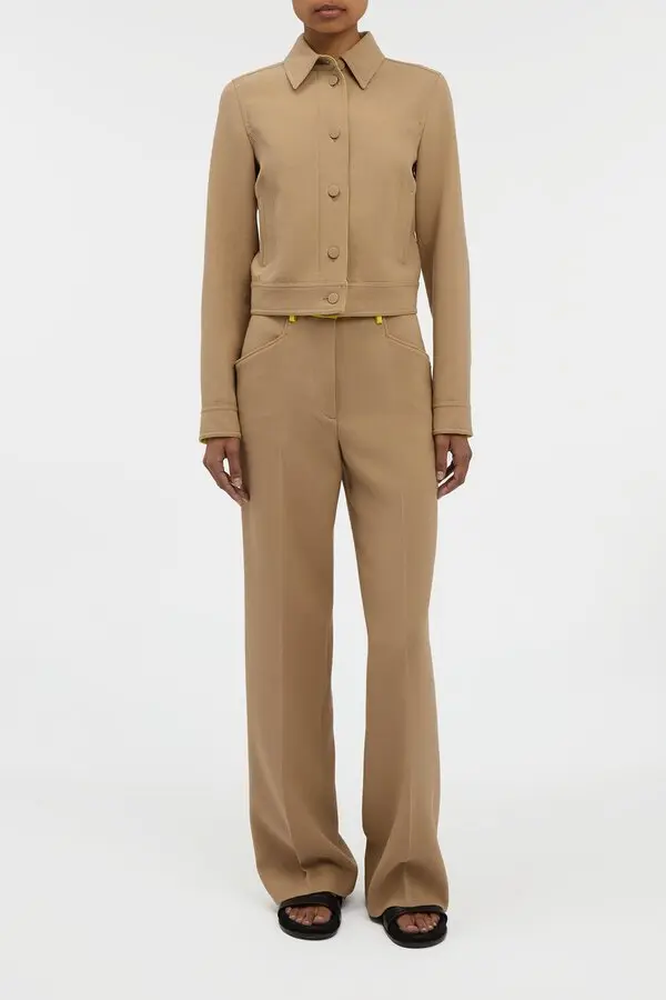 Gabriela Hearst Thereza Jacket In Virgin Wool Crepe