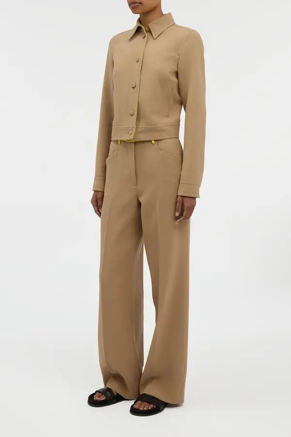Gabriela Hearst Thereza Jacket In Virgin Wool Crepe