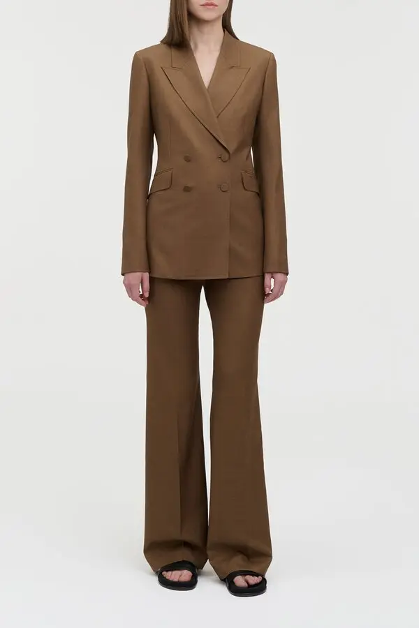 Gabriela Hearst Angela Blazer In Wool Silk