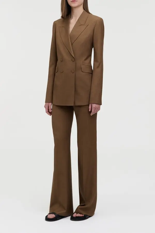 Gabriela Hearst Angela Blazer In Wool Silk