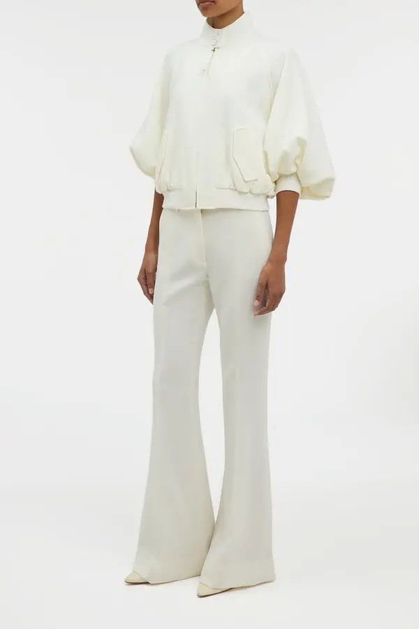 Gabriela Hearst Aluin Jacket In Virgin Wool Crepe