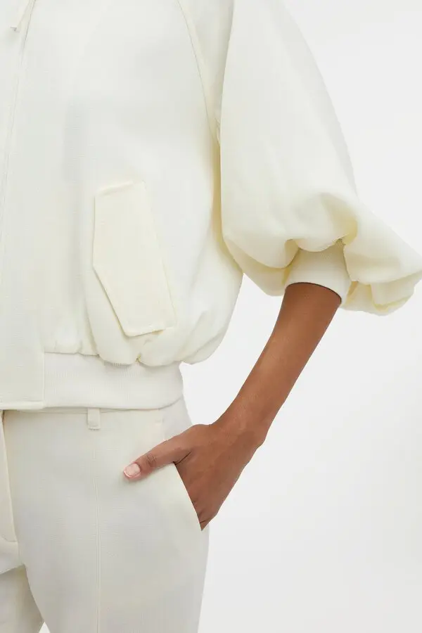 Gabriela Hearst Aluin Jacket In Virgin Wool Crepe