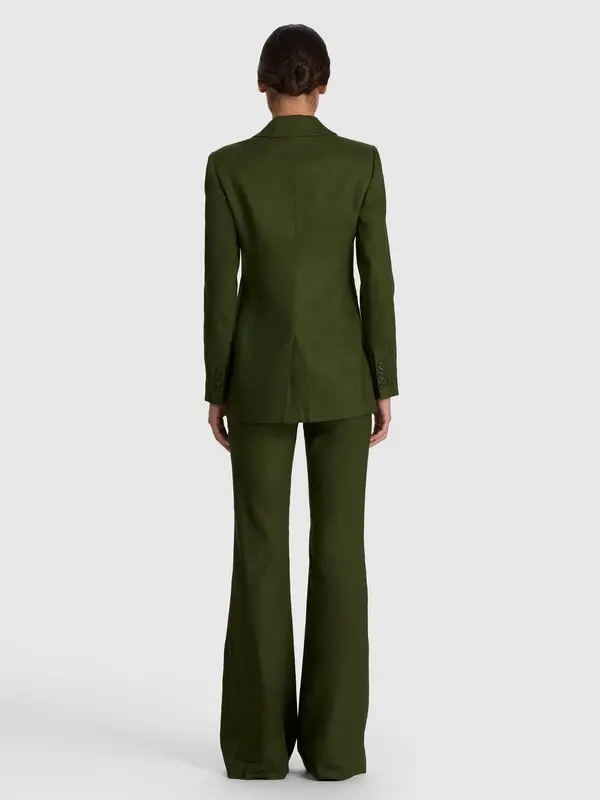Alice + Olivia Breann Linen Blazer