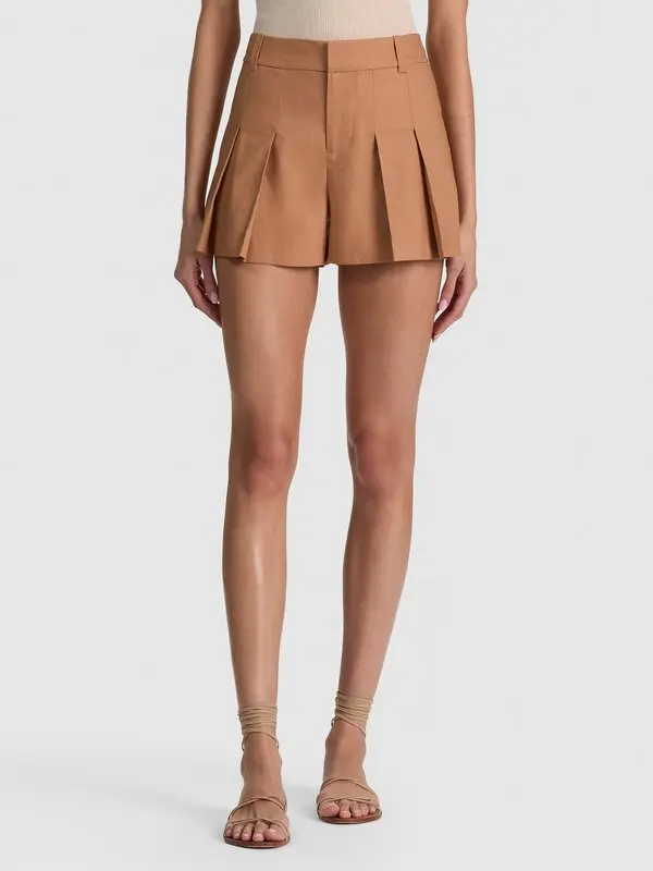 Alice + Olivia Blaire Pleated Short