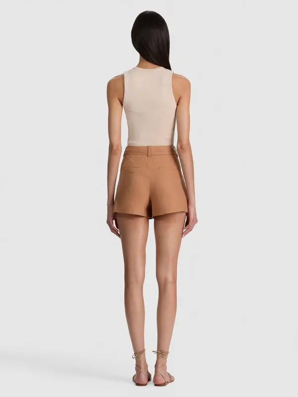 Alice + Olivia Blaire Pleated Short