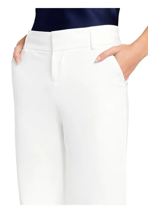 Alice + Olivia Stacey Slim Mid-rise Trousers