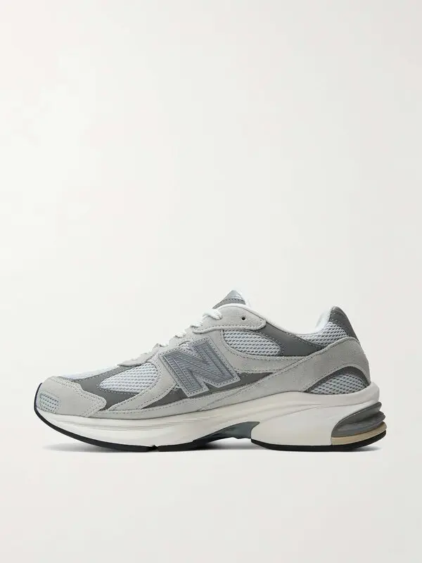 NEW BALANCE Abzorb 2010 Leather-trimmed Mesh Sneakers