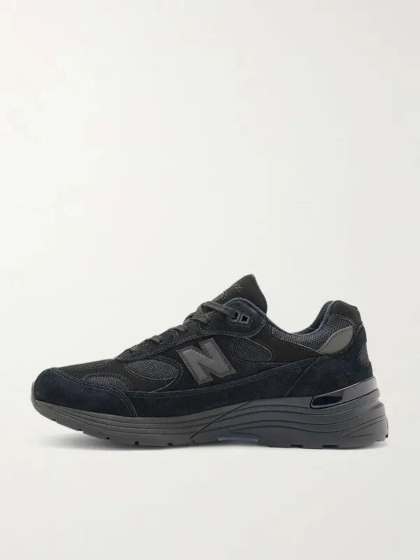 NEW BALANCE 992 Core Suede And Mesh Sneakers