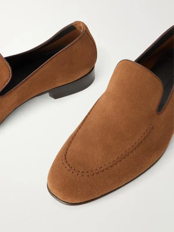 Manolo Blahnik Truro Suede Loafers