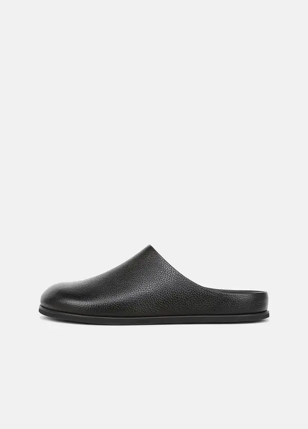 Vince Leo Leather Clog Mule