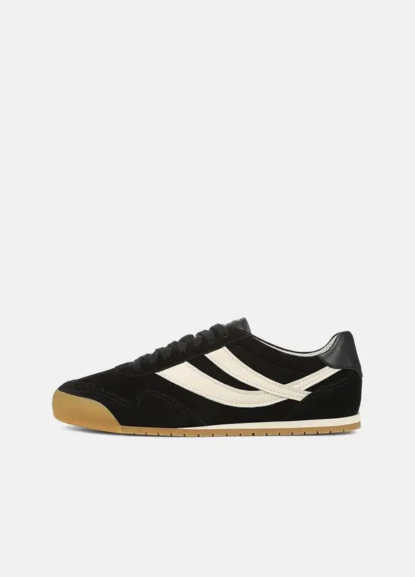 Vince Bayside Suede Jogger Sneaker - Black/moonlight