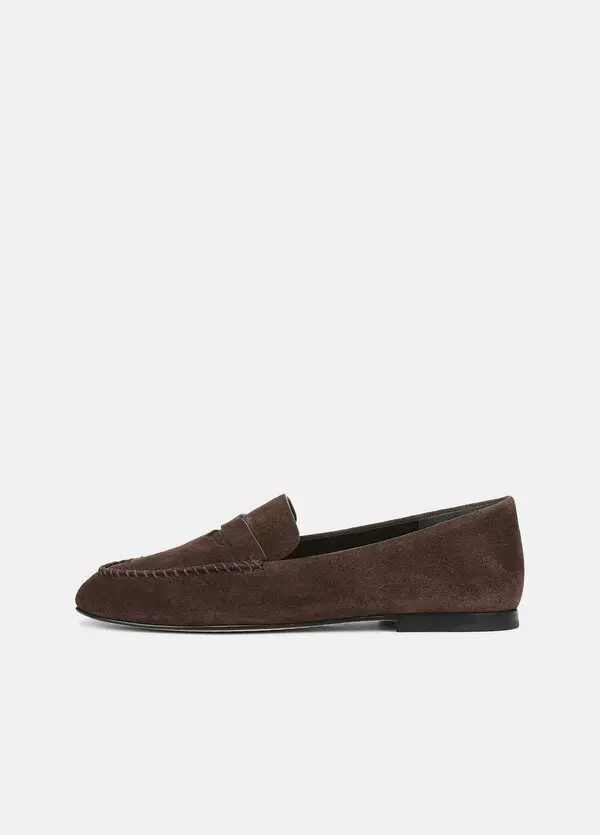 Vince Teo Suede Loafer - Cacao Brown