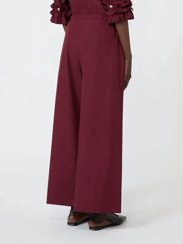 Max Mara Cotton Poplin Jogging Trousers