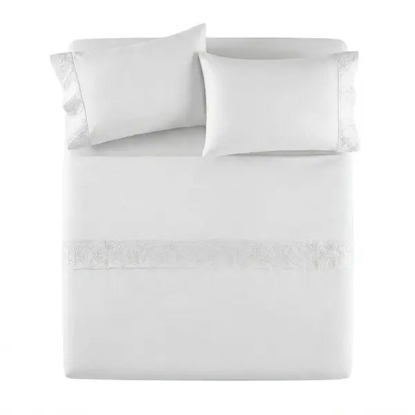 PURE PARIMA Ariane Sheet Set - White