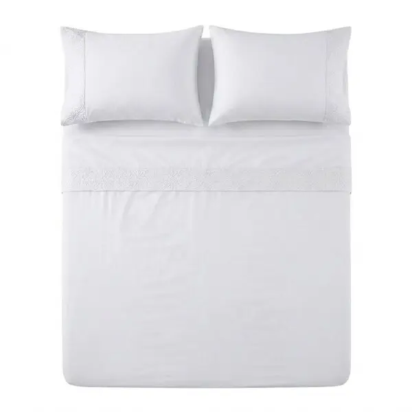 PURE PARIMA Ariane Sheet Set - White
