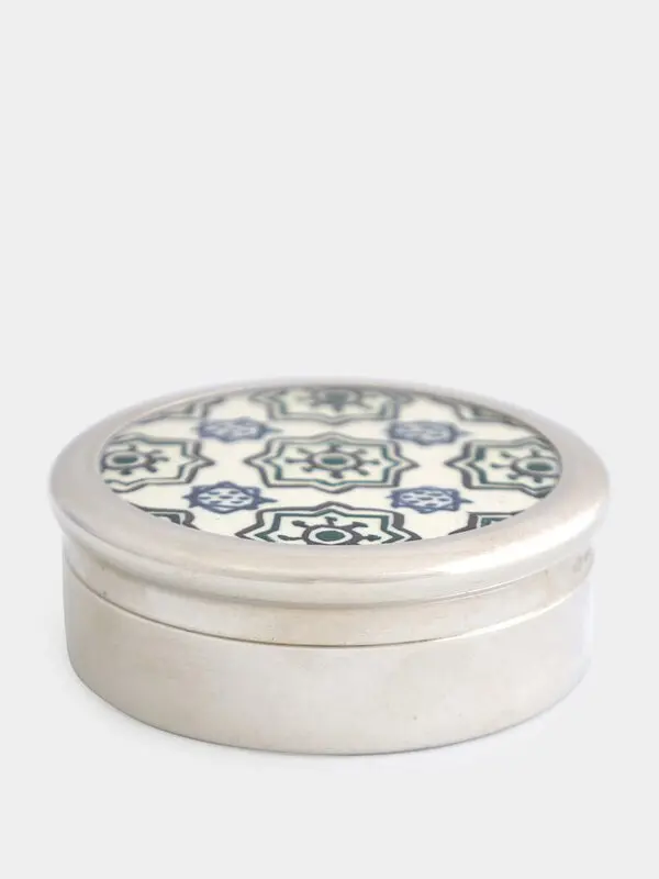 LEITÃO &AMP; IRMÃO Leitão & Irmão Sterling And Tile Box - Silver