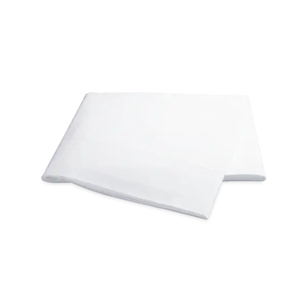 MATOUK Positano Hemstitch Flat Sheet - Percale