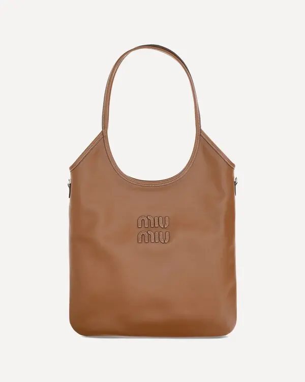 Miu Miu Ivy Shoulder Bag - Brown