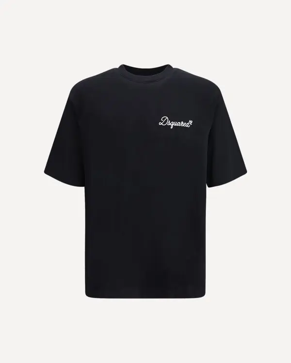 Dsquared2 Signature T-shirt Ale - Black