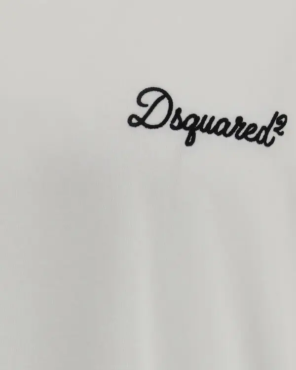 Dsquared2 Signature T-shirt Ale - White