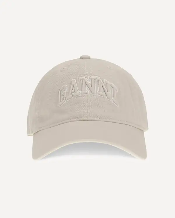 GANNI Canvas Cap With Logo