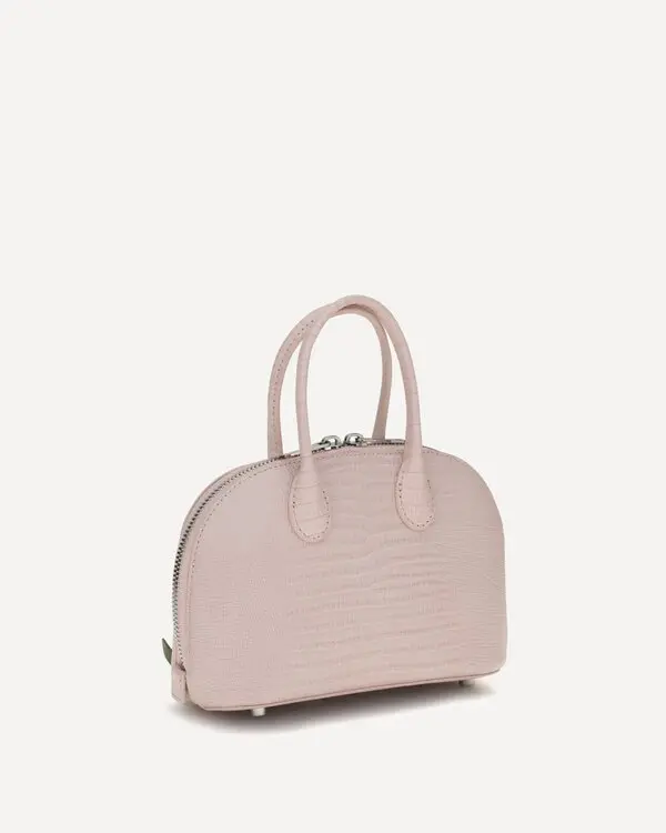 SELF-PORTRAIT Embossed Leather Handbag