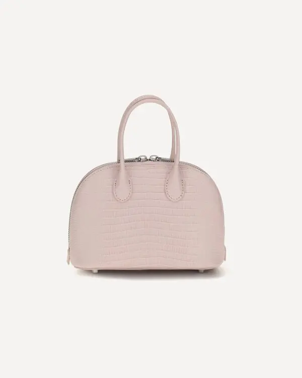 SELF-PORTRAIT Embossed Leather Handbag