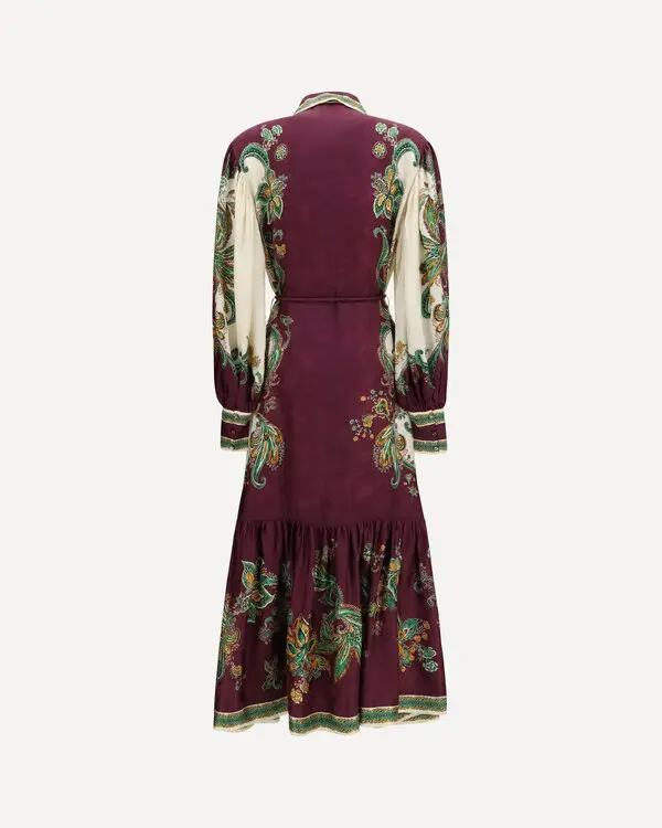ALEMAIS Dress In Floral Print - Multicolour