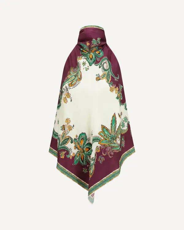 ALEMAIS Ruthie Halterneck Top - Multicolour