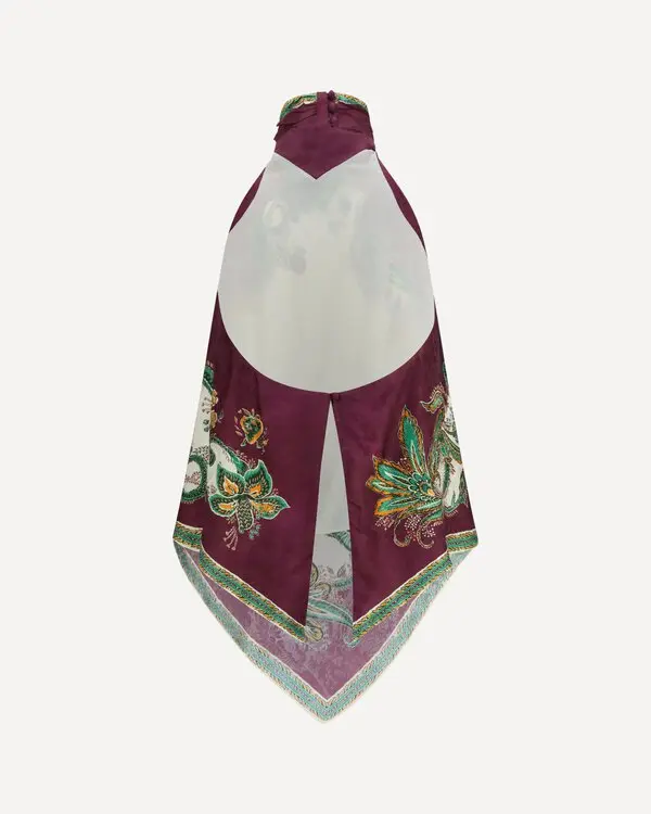 ALEMAIS Ruthie Halterneck Top - Multicolour