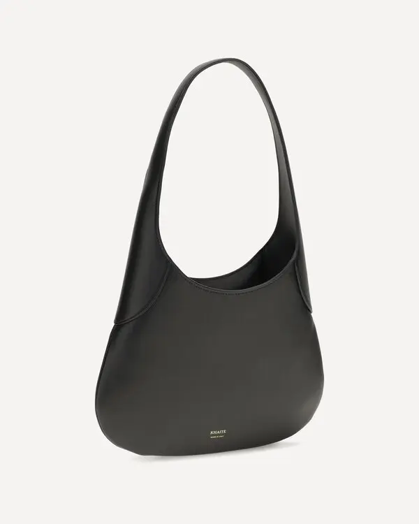 Khaite Small Joan Hobo Shoulder Bag - Black