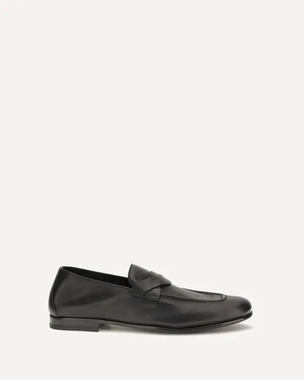 TOM FORD Gigi Loafers With Woven Strap - Black