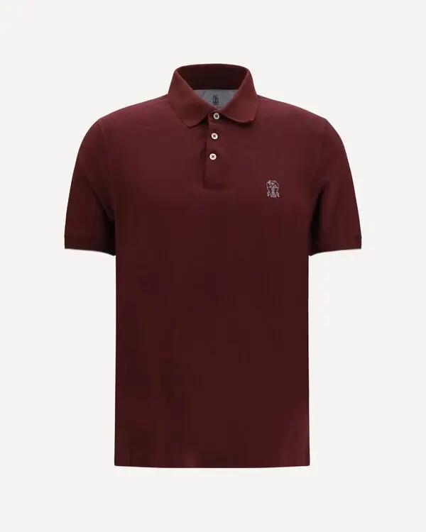 Brunello Cucinelli Cotton Poo Mae - Bordeaux