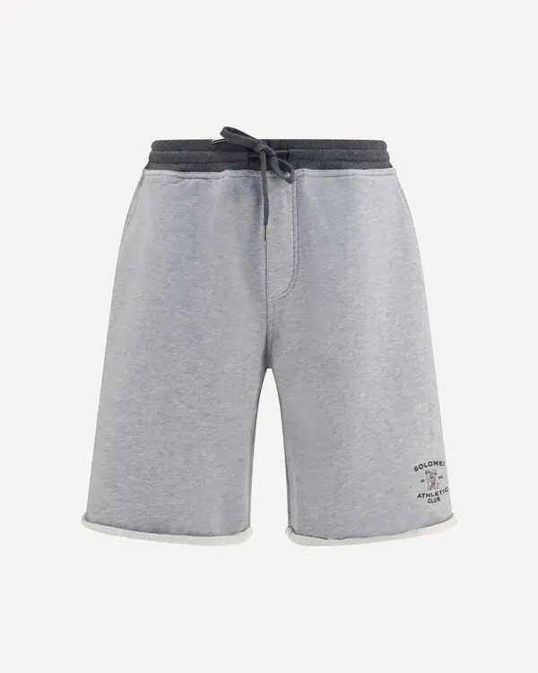 Brunello Cucinelli Cotton Drawstring Shorts Ale