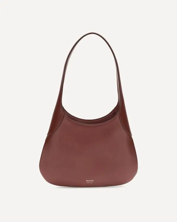 Khaite Small Joan Hobo Shoulder Bag - Bordeaux