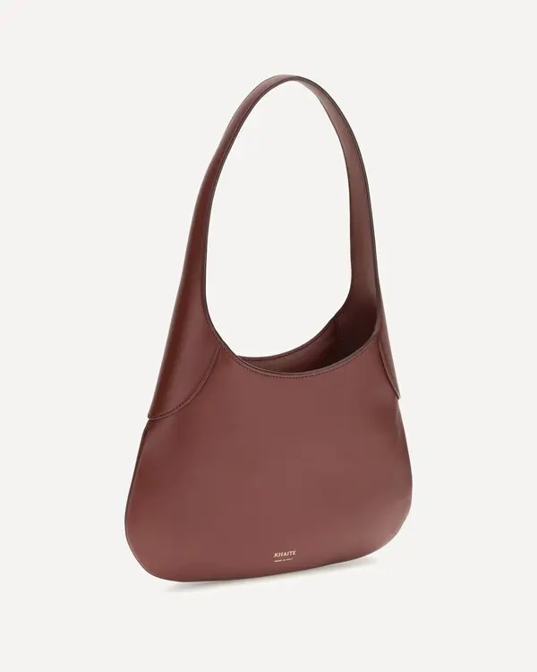 Khaite Small Joan Hobo Shoulder Bag - Bordeaux