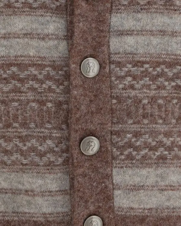 Brunello Cucinelli Shawl Collar Cardigan - Bordeaux