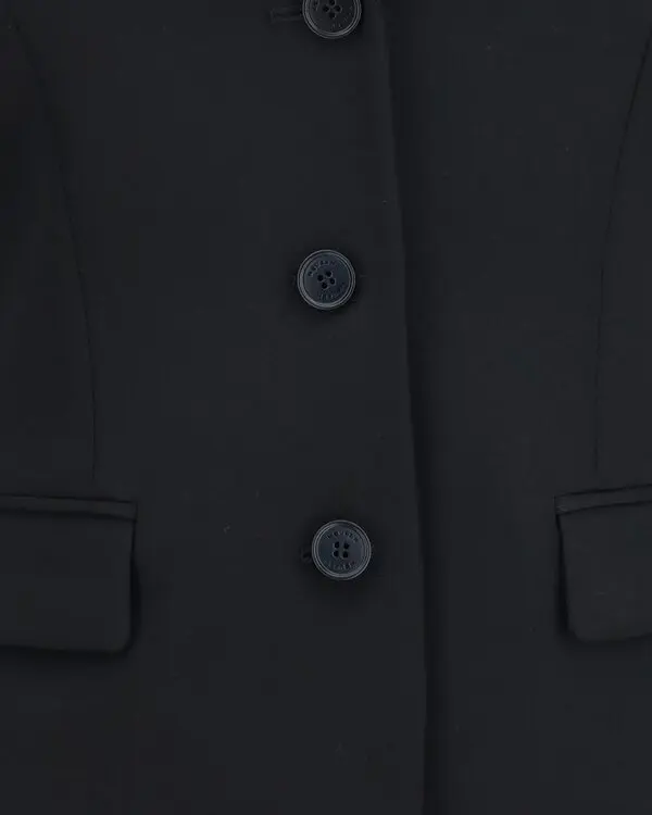 Alexander McQueen Structured Off-shoulder Jacket With Harness Detail