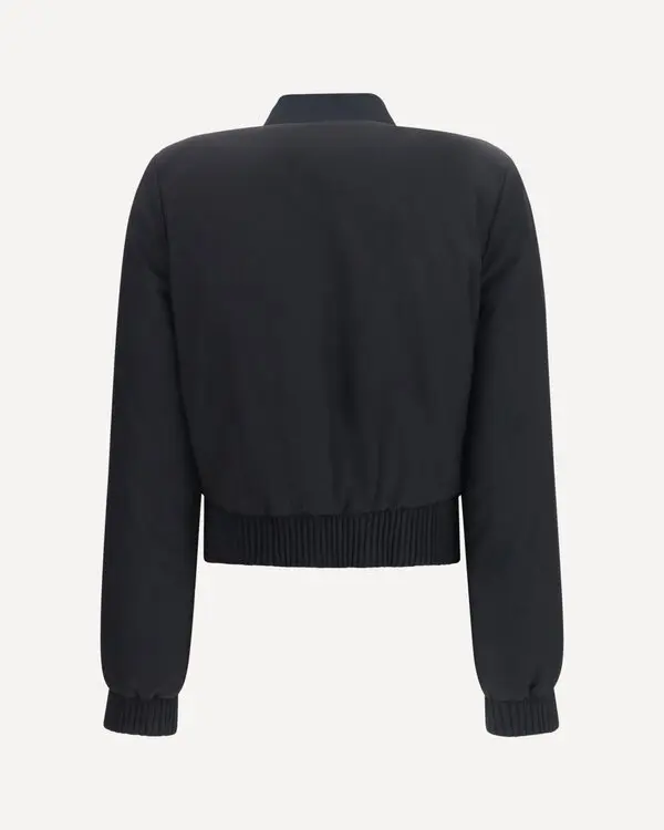 Alexander McQueen Buttoned Bomber Jacket