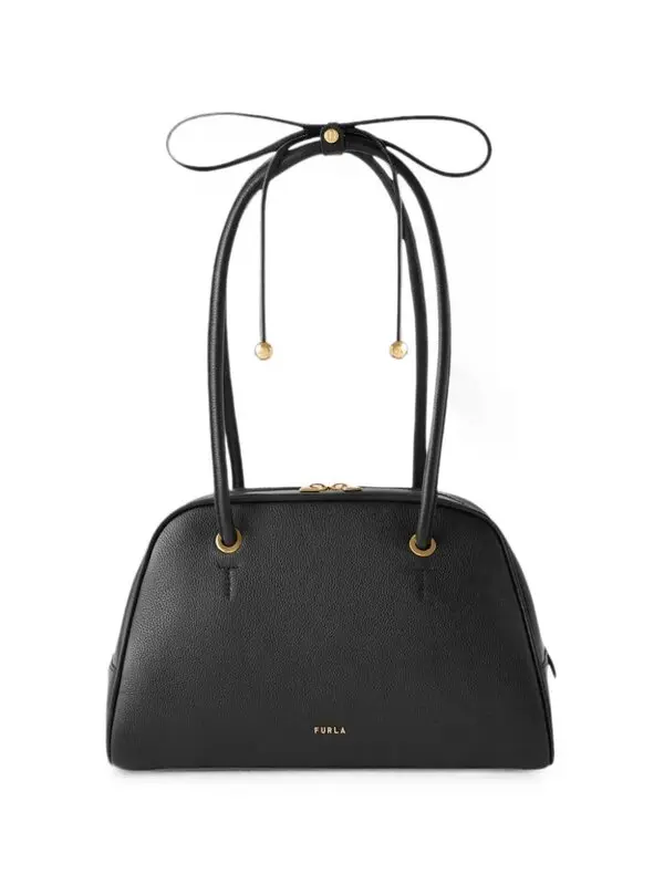 Furla Poppy Dome Shoulder Bag - Black