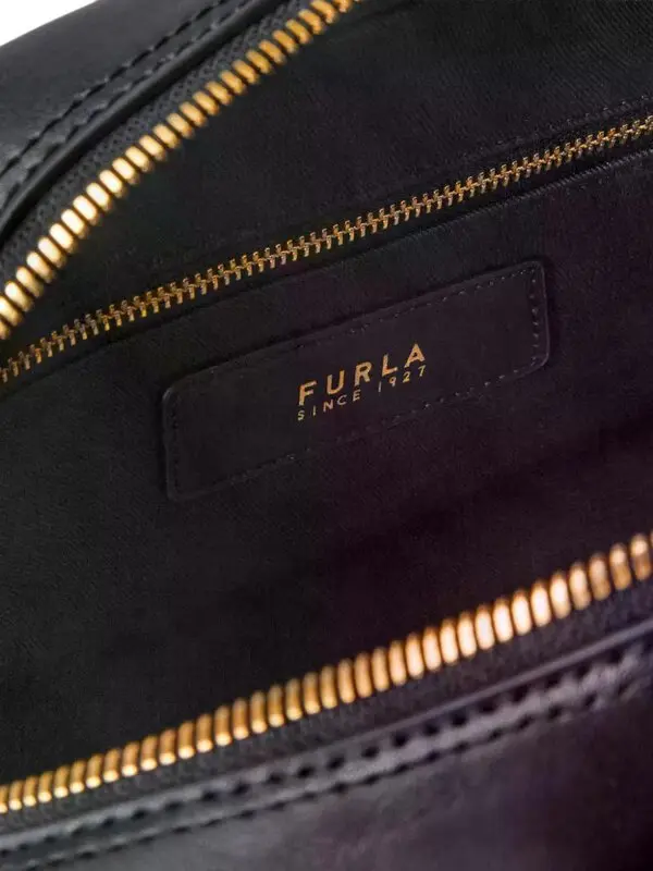 Furla Poppy Dome Shoulder Bag - Black